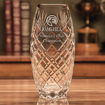 Meredith Vase | Sterling Cut Glass